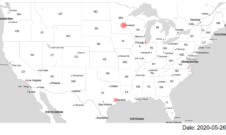 Crowd Counting Consortium: Contours of the George Floyd Uprising – Ash ...
