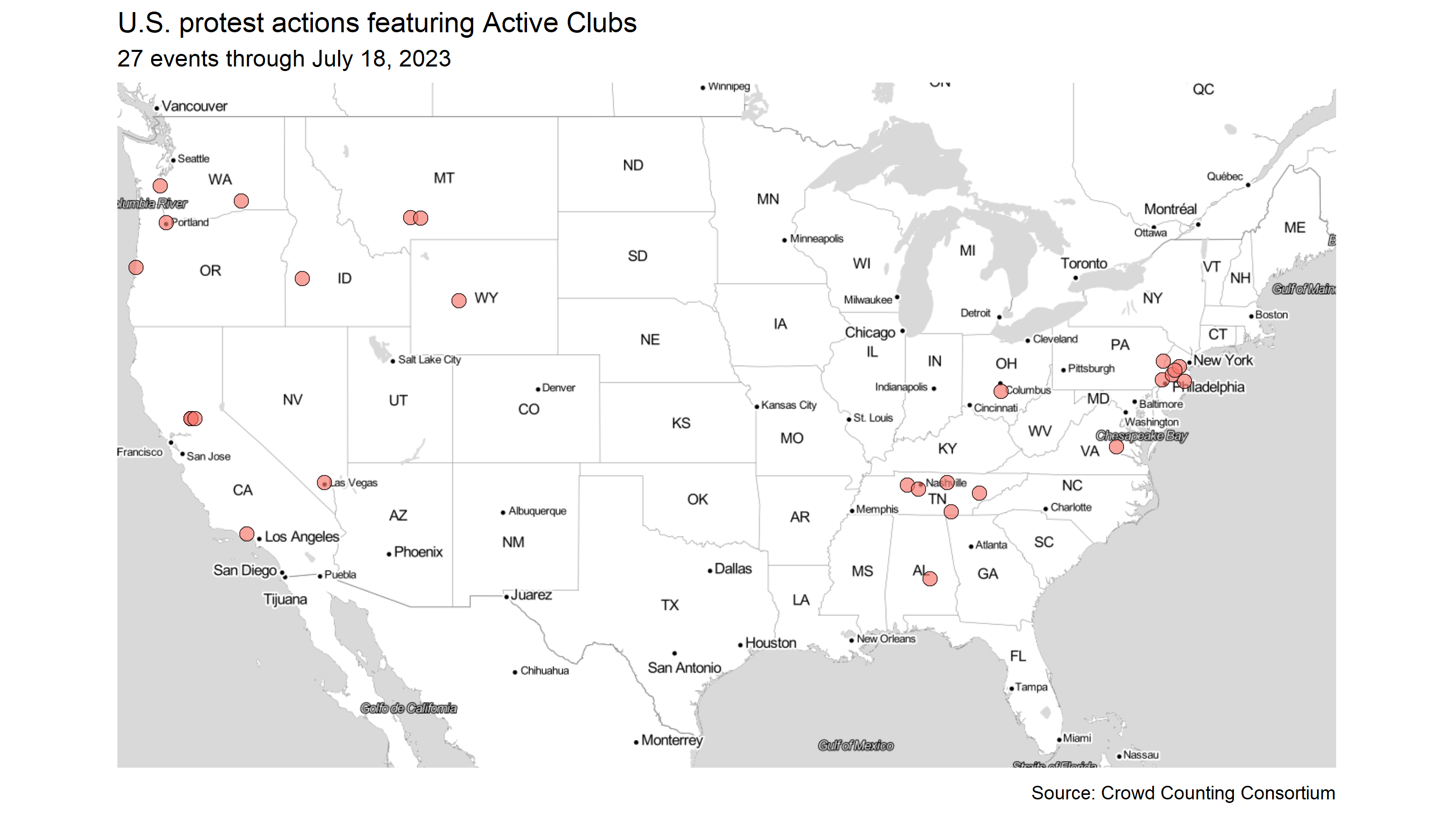 Tracking the Growth of Active Clubs – Counting Crowds